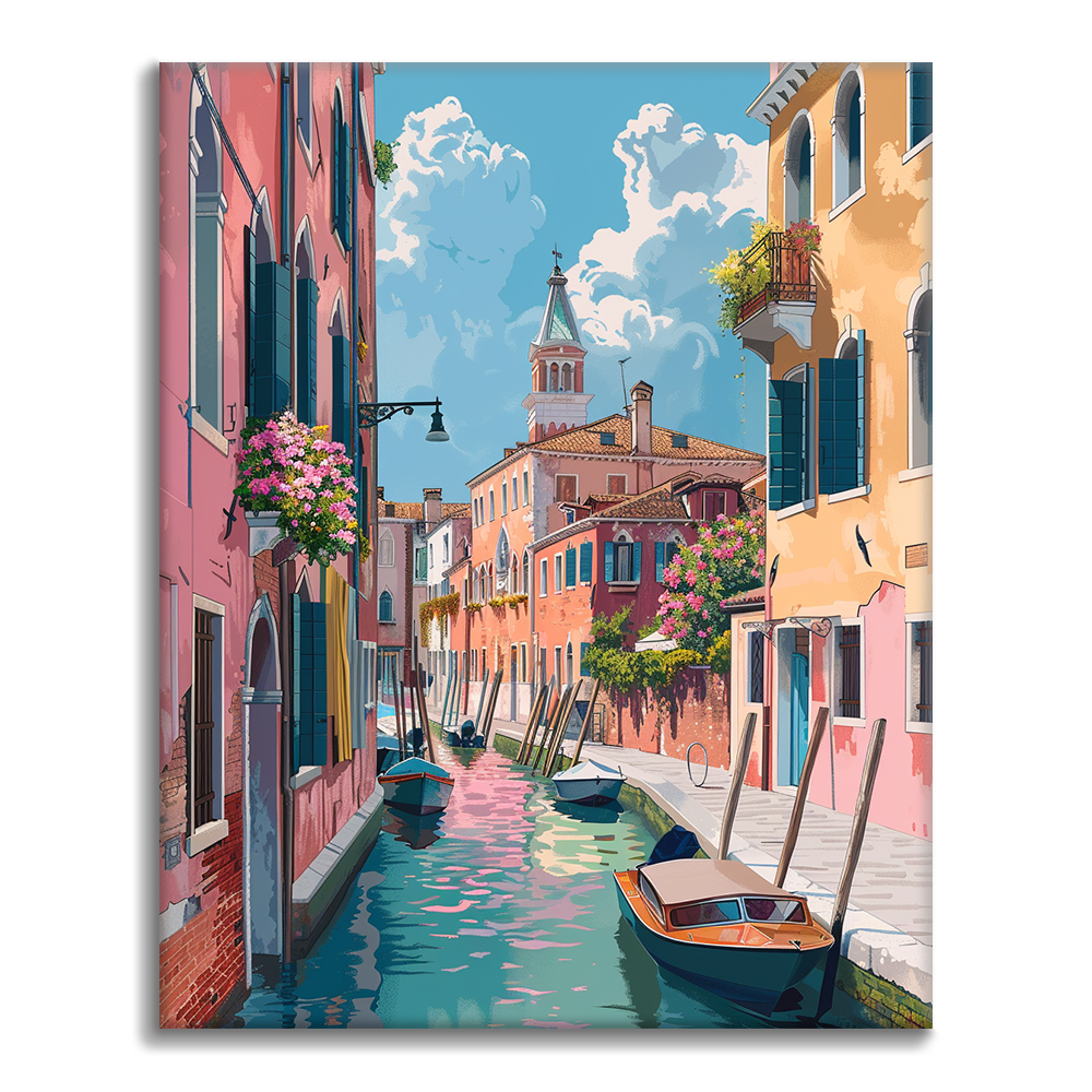 Venecia - Pintar por Números – Cheerful painting® (ES)